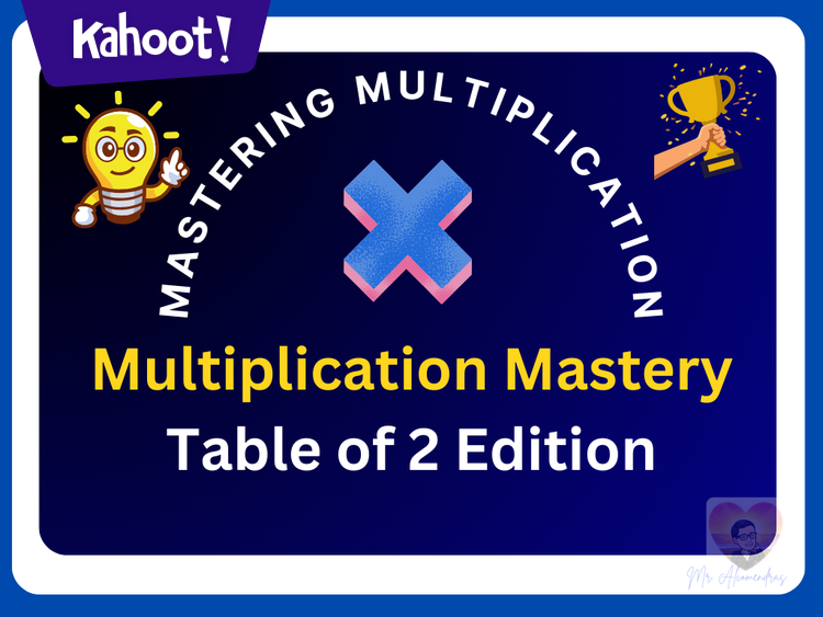 Multiplication Mastery: Table of 2 Edition - Kahoot! Quiz