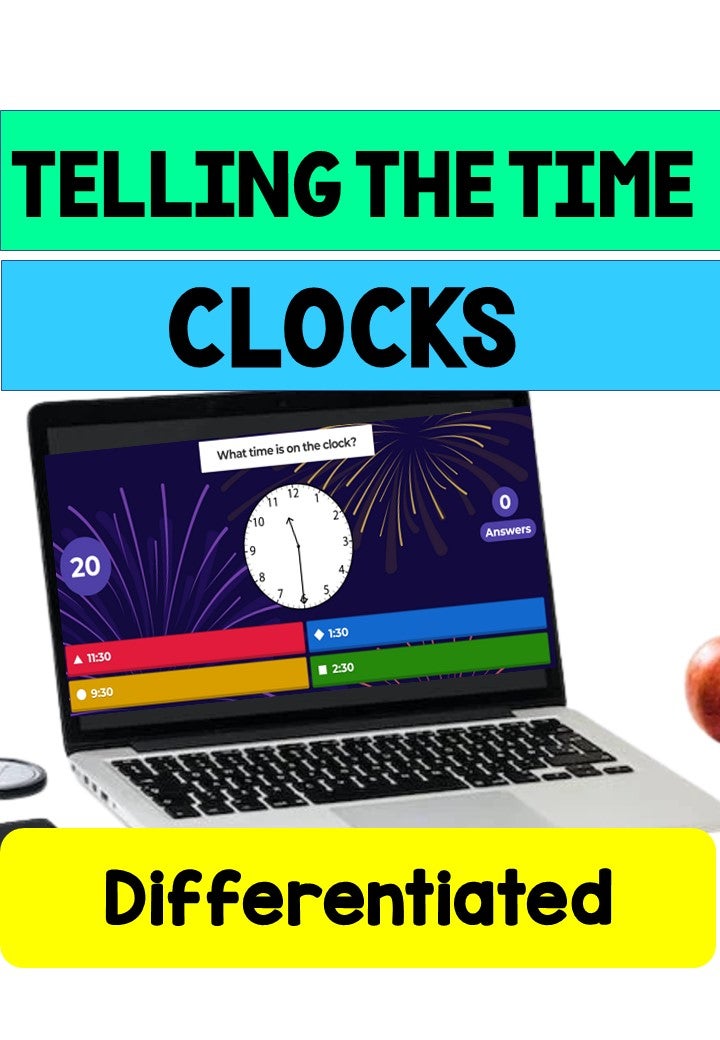 Telling the Time - Using Clocks (Differentiated) - Kahoot! Course