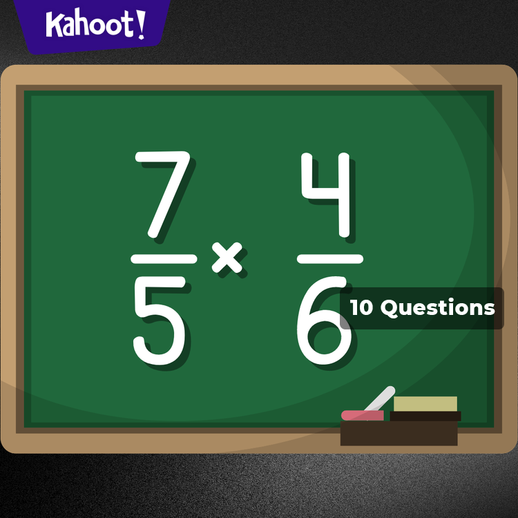 Multiplying and dividing fractions pretest - Kahoot! Quiz