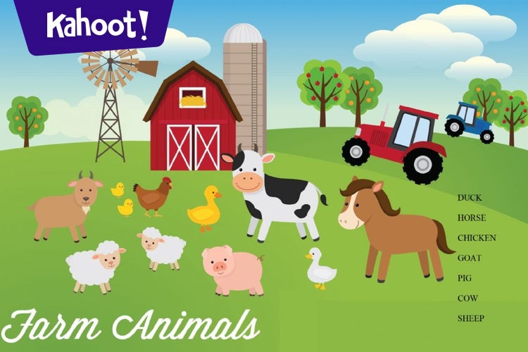 Farm Animals - Kahoot! Quiz