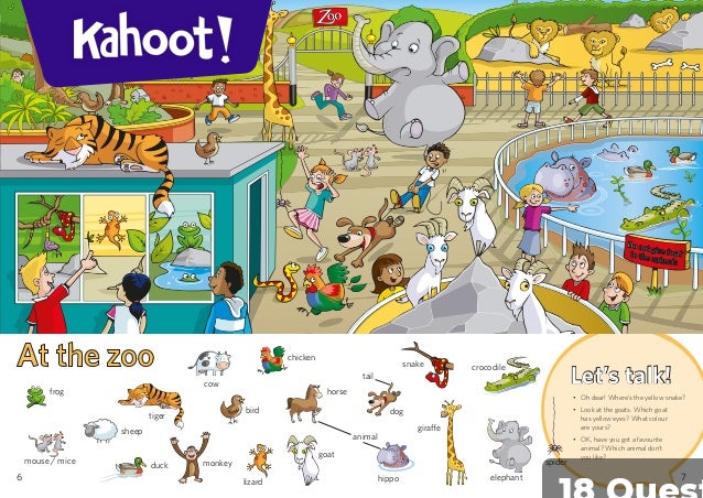 At the zoo (FUN for Starters) - Kahoot! Quiz