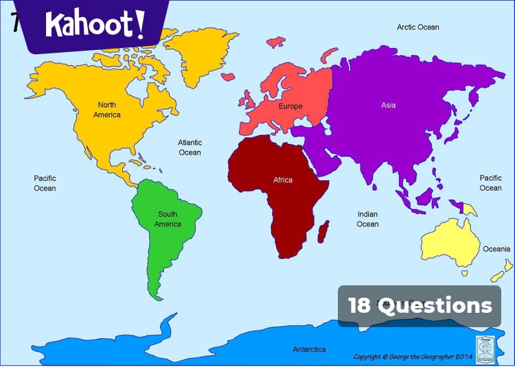 Continents - Kahoot! Quiz
