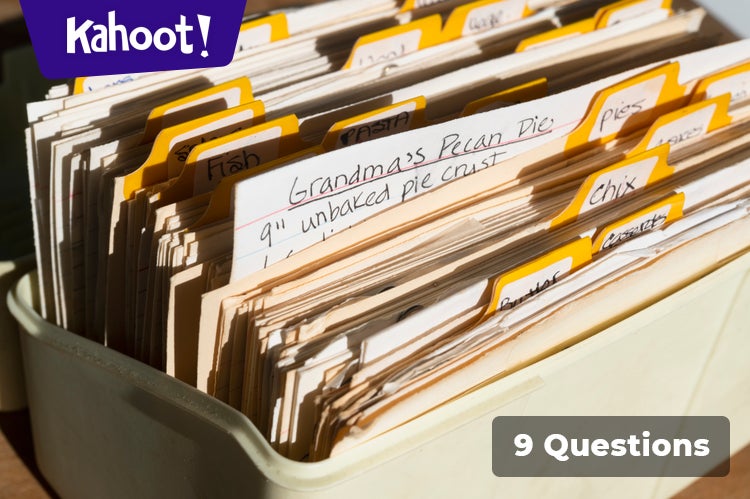 The imperative form - writing instructions for a recipe - Kahoot! Quiz