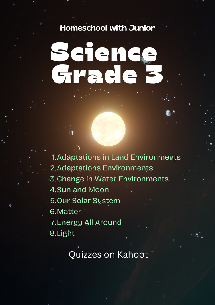 Science Grade 3 - Kahoot! Course