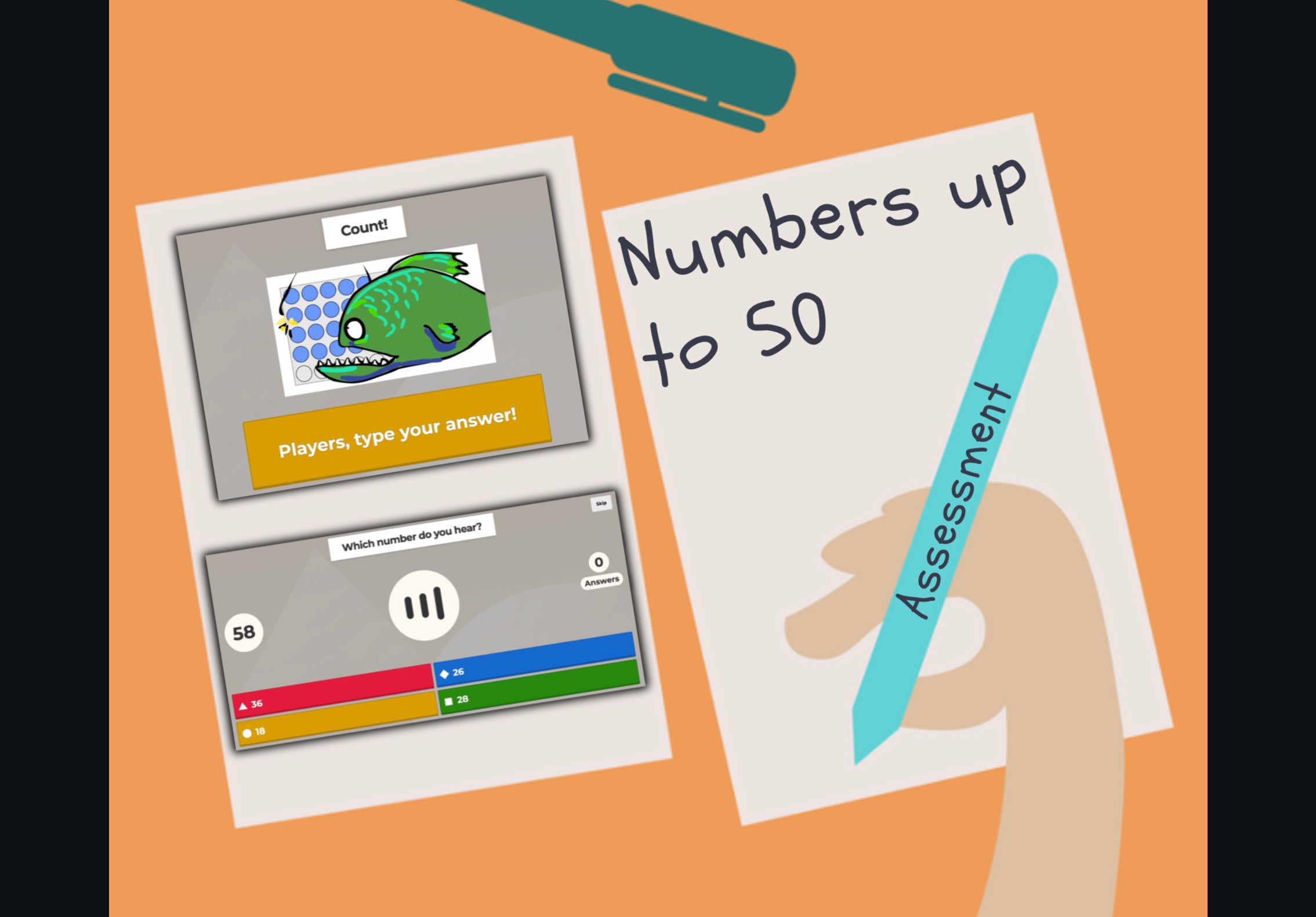 Numbers up to 50 - Test your skills! - Kahoot! Quiz