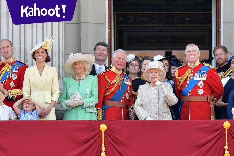 Royal Family - family vocabulary - Kahoot! Quiz