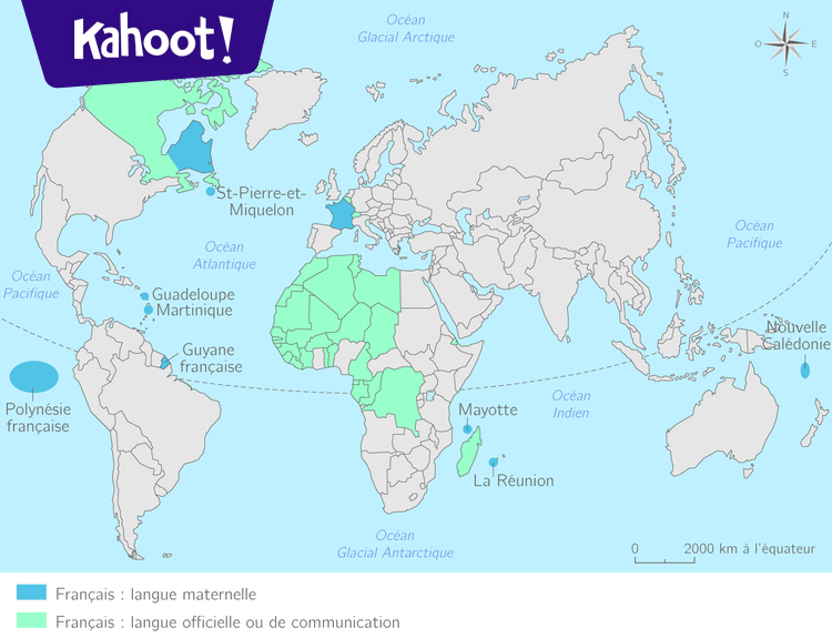 Les villes de France et pays francophones - Kahoot! Quiz