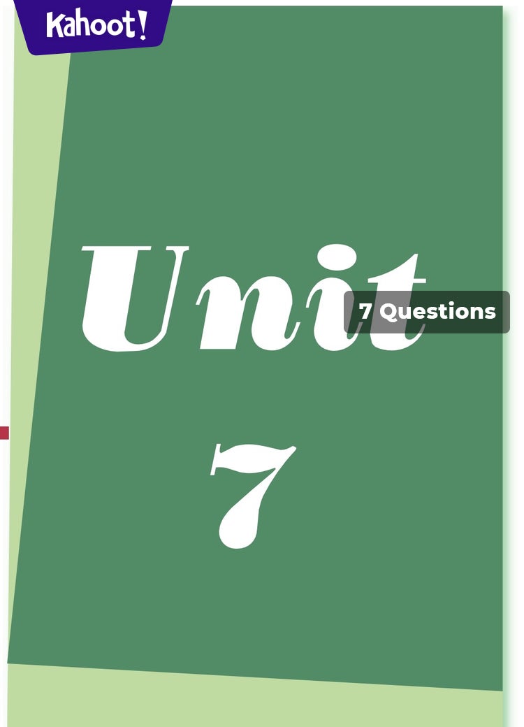 Vocabulary 4- unit 7 - the weather in Kuwait - Kahoot! Quiz