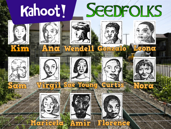 Seedfolks by Paul Fleischman - Kahoot! Quiz