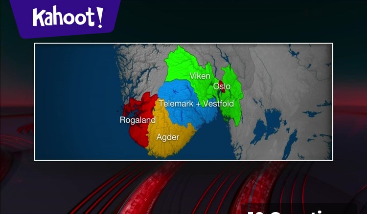 TV 2 Skole - Norges nye regioner - Norskopplæring (bokmål) - Kahoot! Quiz