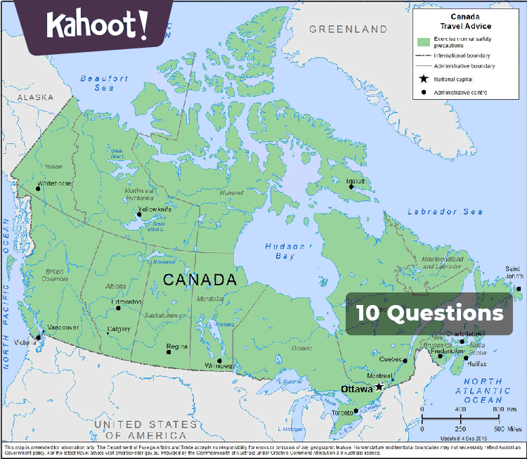 Duplicate of Physical Geography Of Canada - Kahoot! Quiz