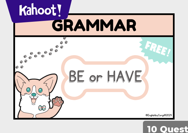 Be or Have - Present tense - Kahoot! Quiz