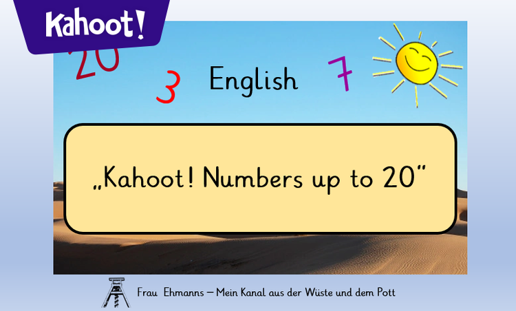 Kahoot!-Quiz numbers up to 20 - Kahoot! Quiz