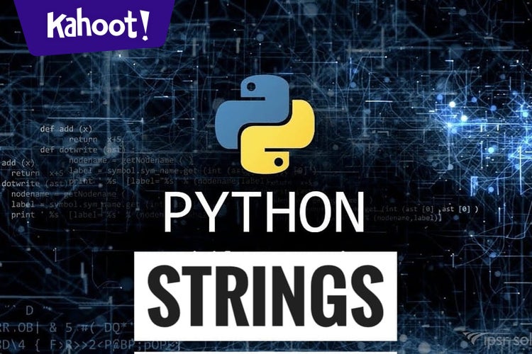 String Manipulation - Kahoot! Quiz