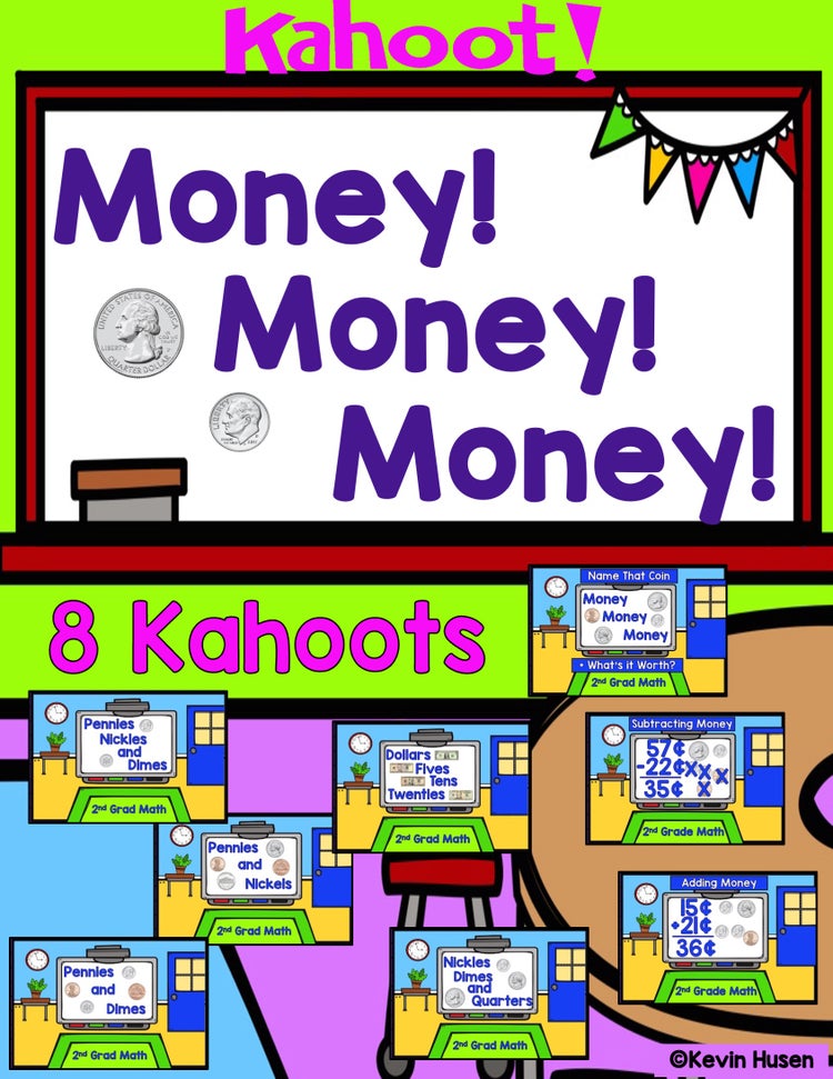 Money, Money, Money (2nd Grade Math Kahoots!) Second Grade - Kahoot! Course