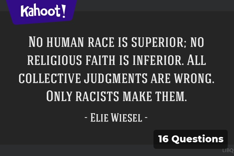 Introduction to The Holocaust parts 1-3 - Kahoot! Quiz