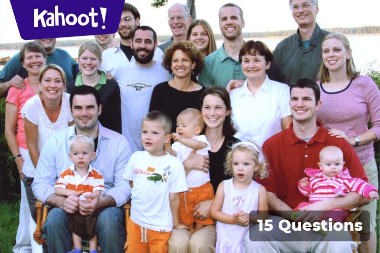 Family Vocabulary - LEVEL 2 - Kahoot! Quiz