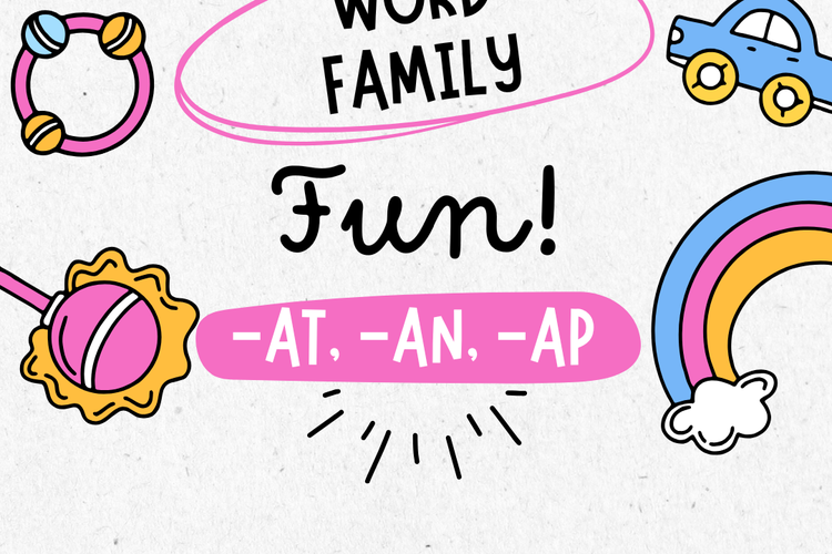 Word Family Fun! -at, -an, -ap. RL.K.2, RF.K.2, RF.K.3 - Kahoot! Course