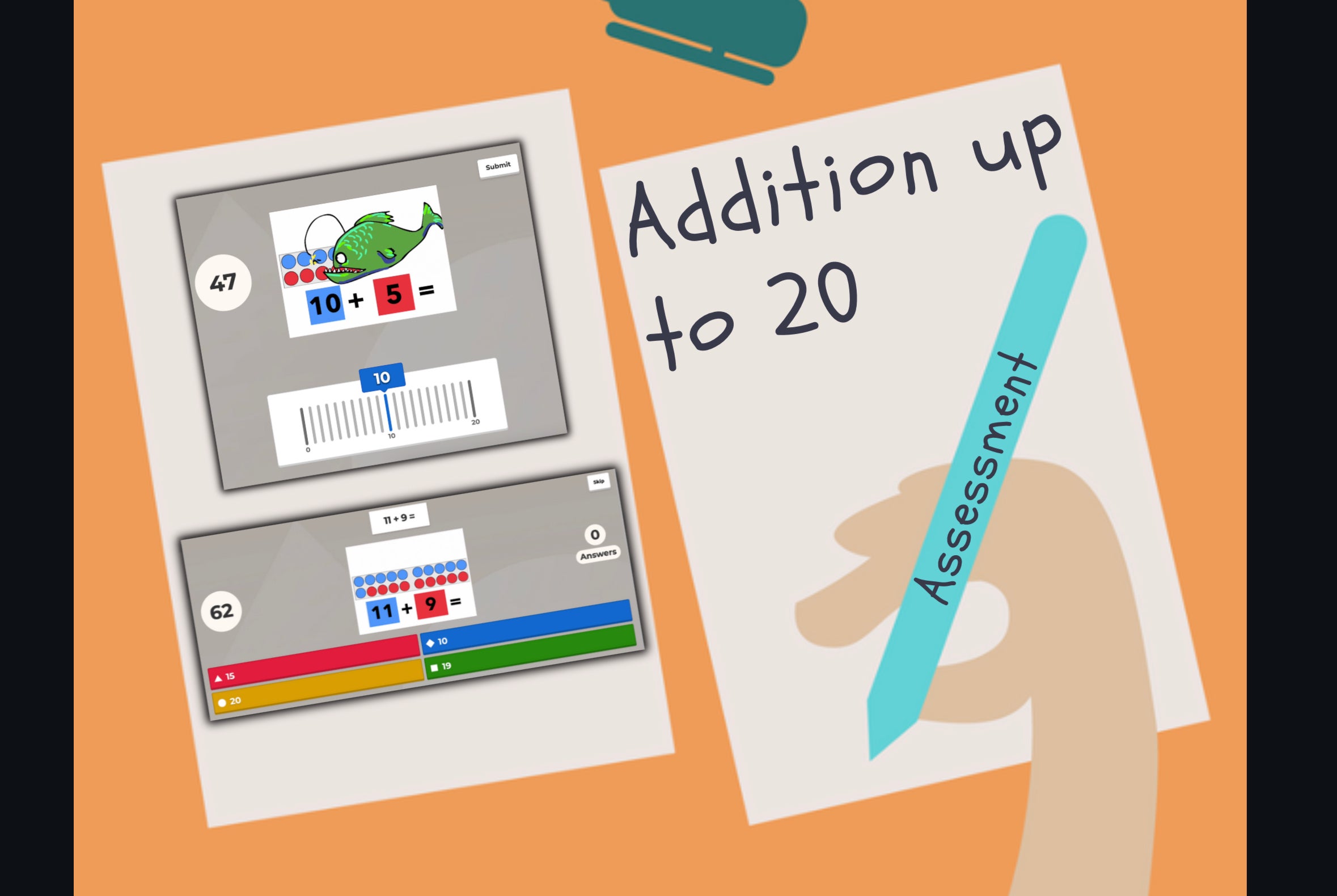 Addition up to 20 - Quick Assessment - Kahoot! Quiz