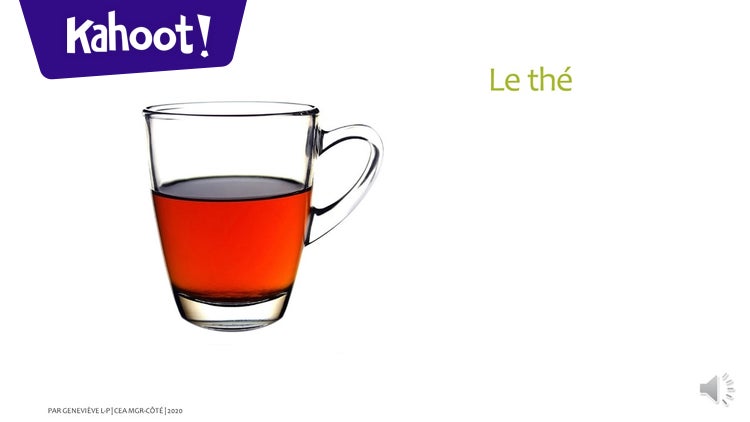 O-68 Alpha 1 Les aliments +déterminants - Kahoot! Quiz