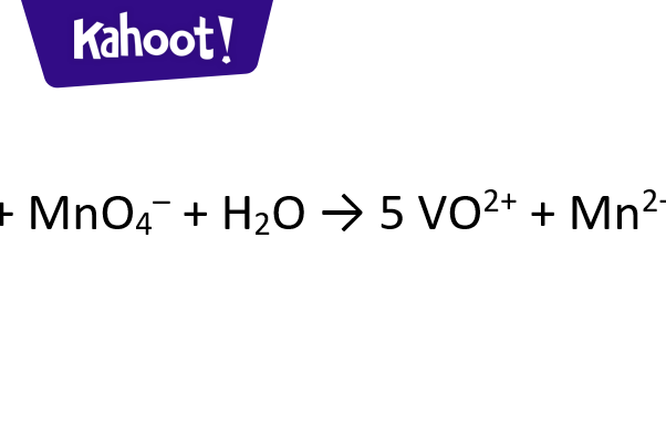 OCR A LEVEL CHEMISTRY AMOUNT OF SUBSTANCE - Kahoot! Quiz