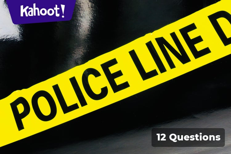Crime Vocabulary - Kahoot! Quiz