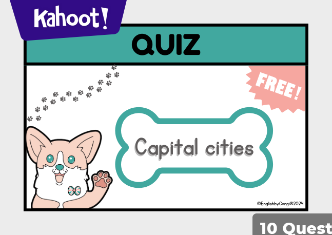 Capital cities - English speaking countries - Kahoot! Quiz