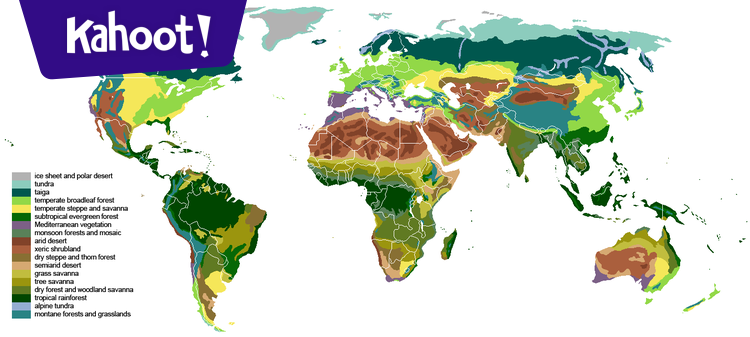 Biomes for Beginners - Kahoot! Quiz
