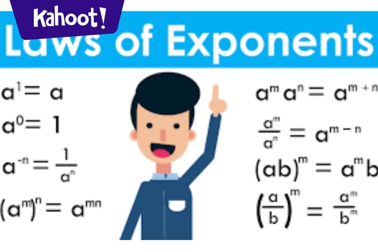 Law of Exponents + Basic Exponents - 8th Grade - Kahoot! Quiz