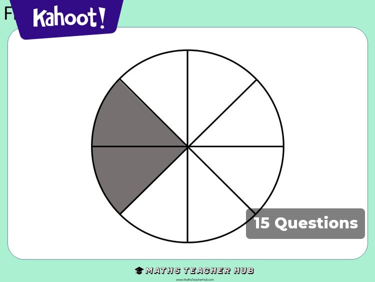 Fractions Shaded parts - Maths Teacher Hub - Kahoot! Quiz
