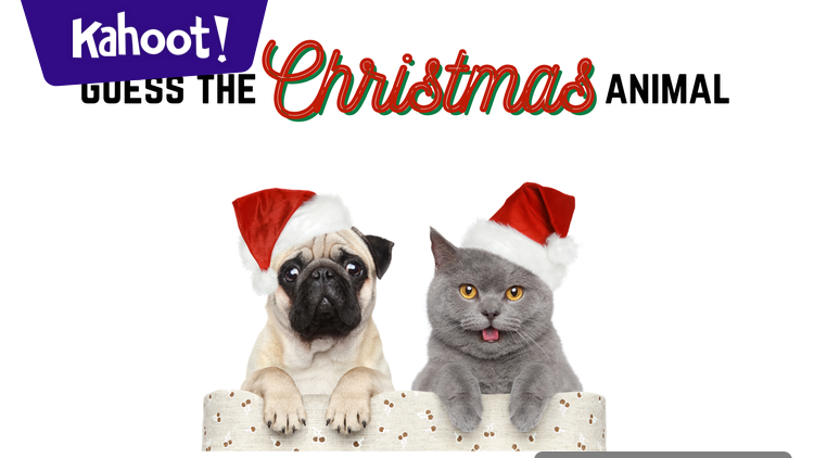 Guess the CHRISTMAS animal! Slow-reveal animals for fun. - Kahoot! Quiz