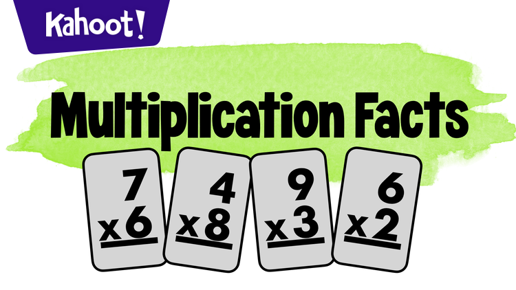 MULTIPLICATION Facts - Kahoot! Quiz