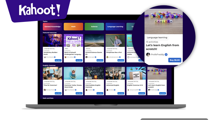 What is Kahoot! marketplace? - Kahoot! Quiz