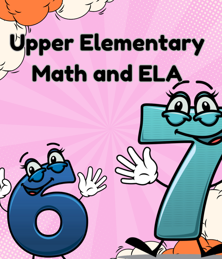 Upper Elementary 67 Math and ELA - Kahoot! Course