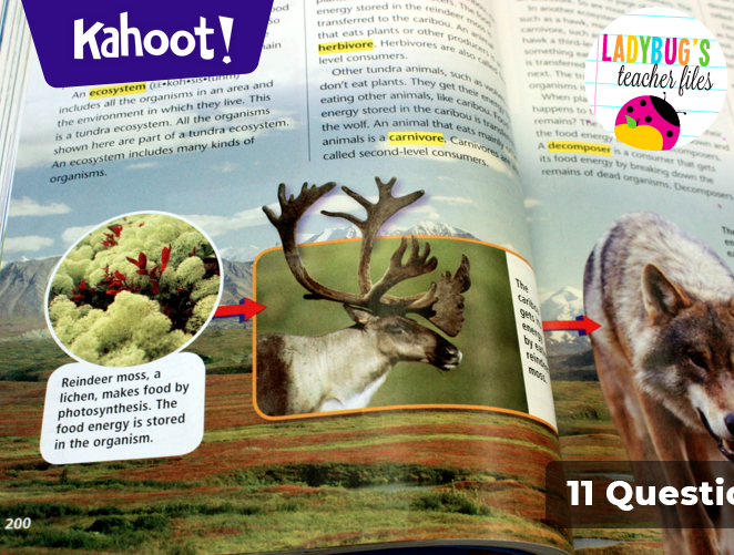 Nonfiction Text Features - Practice #1 - Kahoot! Quiz