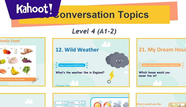 Lesson 2: Fantastic Food (A1-2) - Kahoot! Quiz