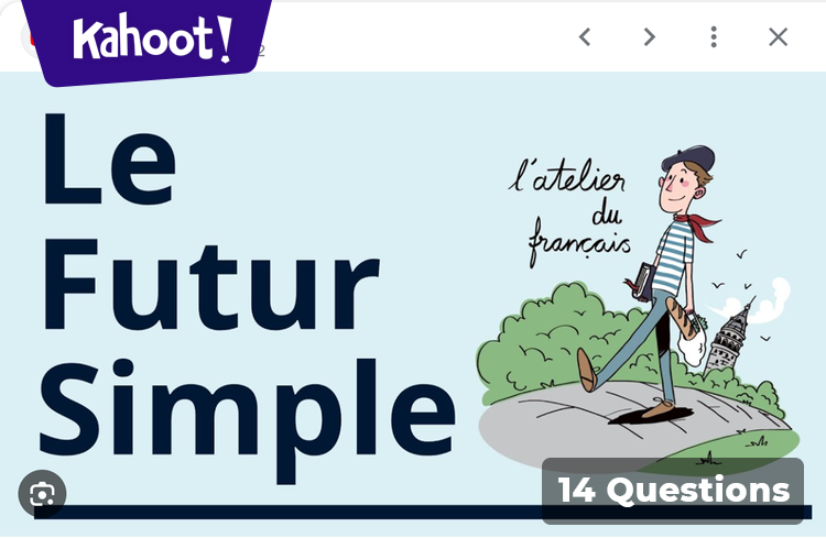 Le futur simple et le présent - Kahoot! Quiz