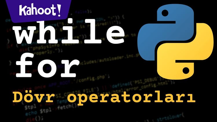 Python (dövrlər) - Kahoot! Quiz