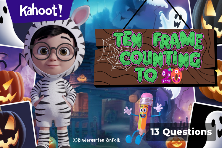 Spooky Halloween Ten Frames to 20 (October Fall Kindergarten Math ...