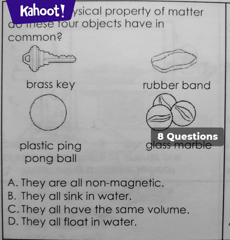 Matter & Energy TEKS Review - Kahoot! Quiz