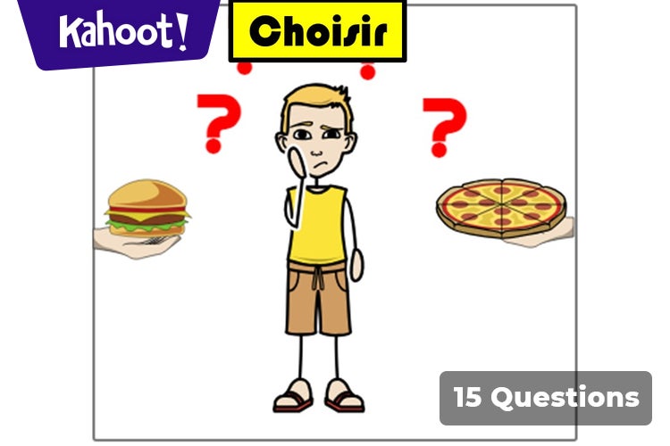 Choisir au présent (Je/Tu/Il/Elle/On) - Niveau 2 - Kahoot! Quiz