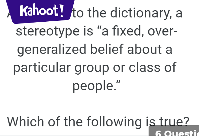 Can stereotypes ever be good? - Sheila Marie Orfano and Densho - Kahoot ...