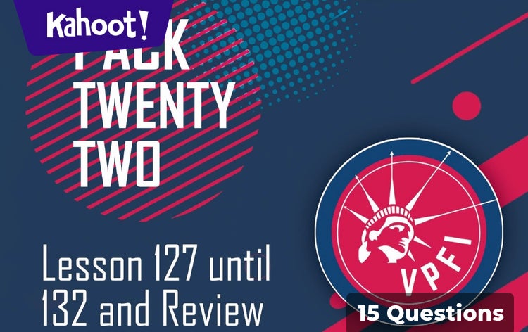 LESSON 128 - Kahoot! Quiz