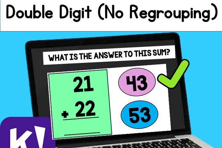 Addition - Double Digit - No Regrouping - Kahoot! Course
