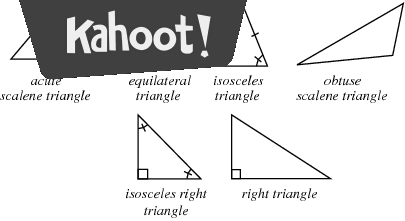 Finding missing angles in Triangles and Classifying Triangles - Kahoot! Quiz