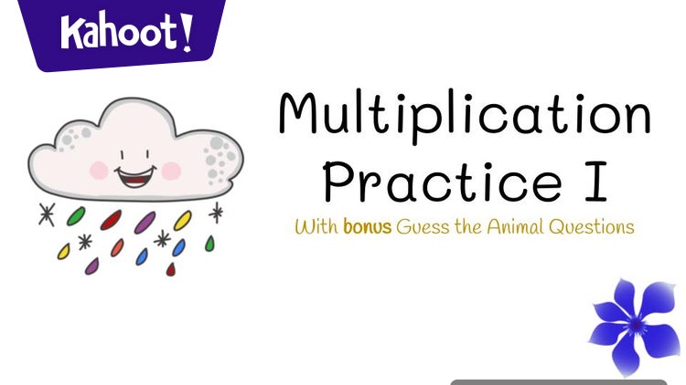 Multiplication & Animals I - Kahoot! Quiz