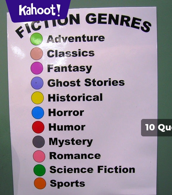Name That Genre - Kahoot! Quiz