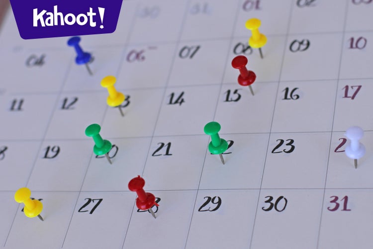 Los meses del año y las fechas - Kahoot! Quiz