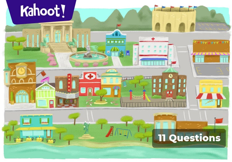 Places in town ESL - Kahoot! Quiz