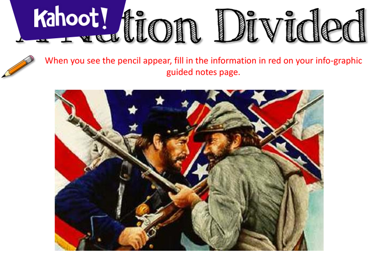 The Civil War - PART 3 (to the End) - Kahoot! Quiz